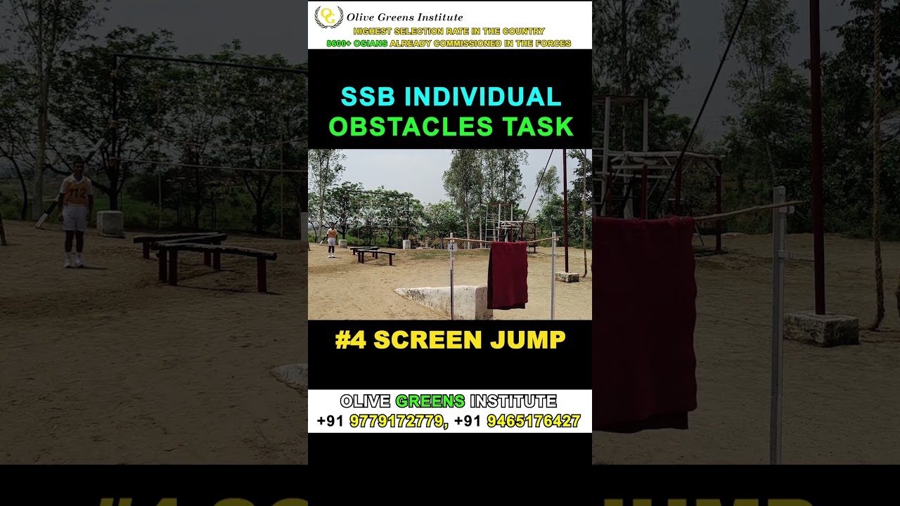 #4 Screen Jump SSB Individual Obstacles Task | What are SSB Obstacles | How to do SSB Obstacles