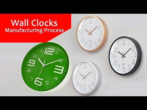 Quartz Wall Clocks manufacturing process
