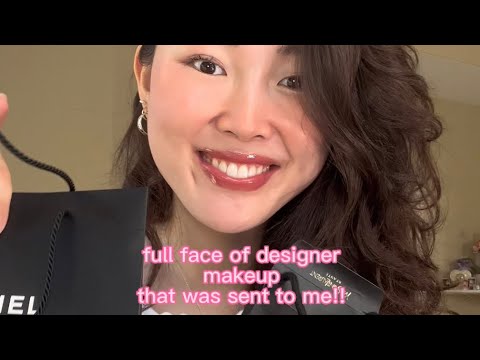 full face of DESIGNER makeup 👯♀️✨