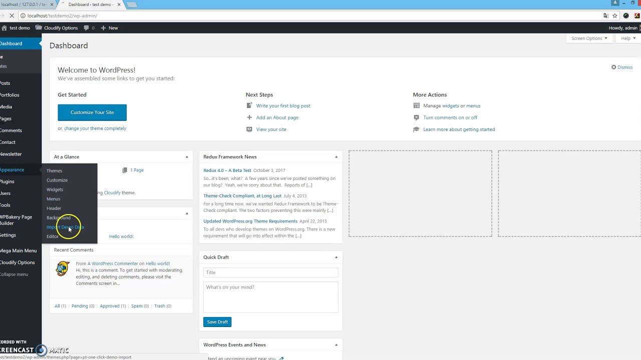 How to installation Cloudify Theme.