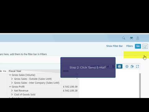 How to send report from SAP Fiori in email #SAP #fiori #s4hana #report