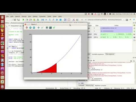 Scientific Programming Using Python : 029 : Integrating Functions Part-1