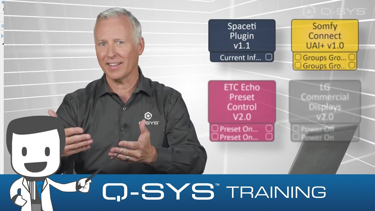 Q-SYS Training  |  Control 101 - Plugins Controlling Plugins (DE)