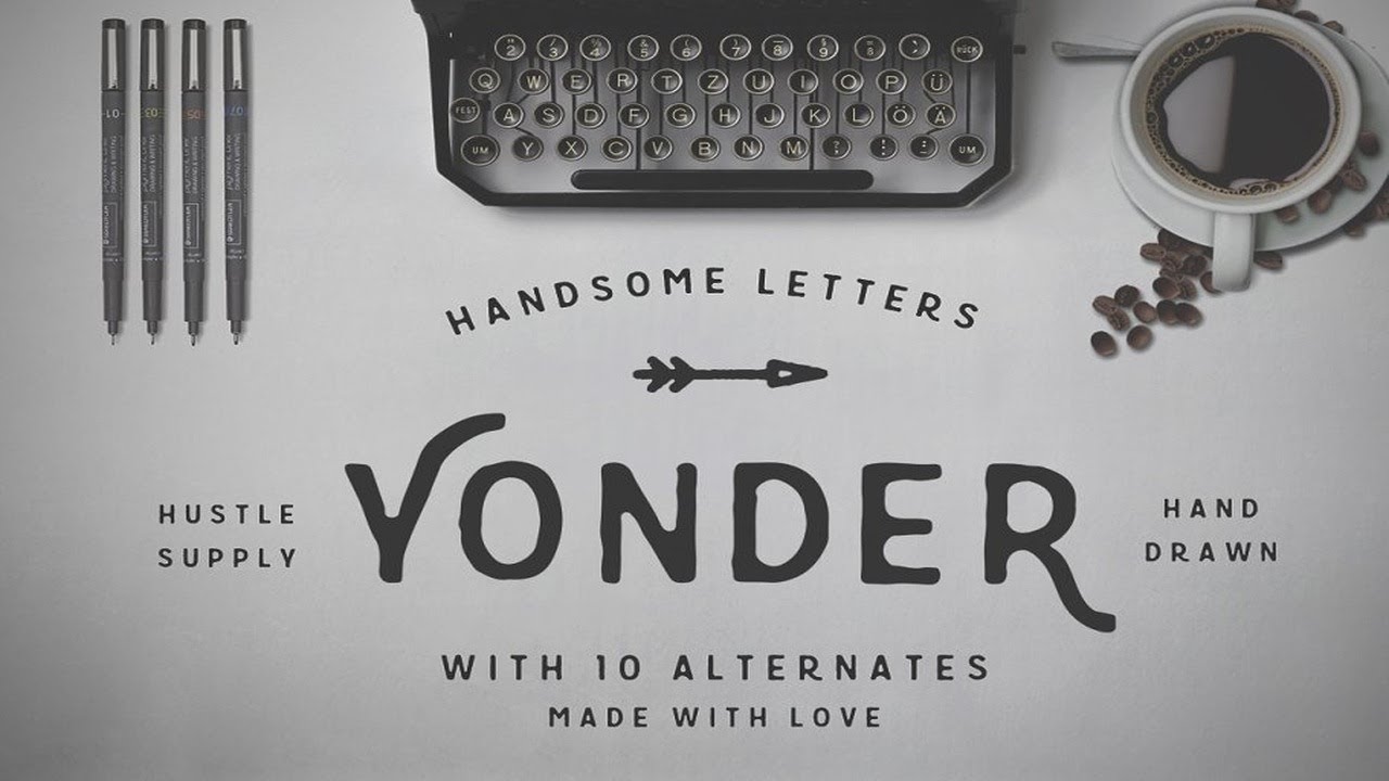 Yonder   Hand Drawn Font Font Free Download
