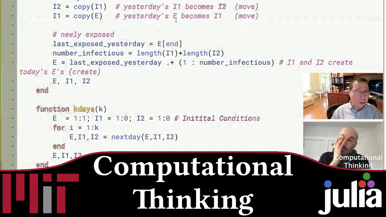Writing Self-Documenting code | Week 6 | 18.S191 MIT Fall 2020 | Alan Edelman & David Sanders