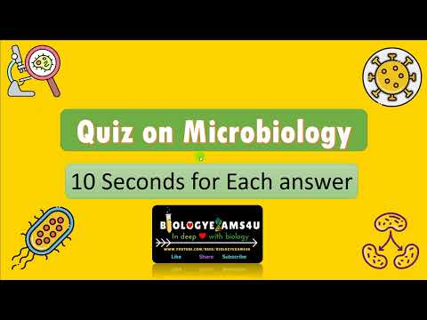 Microbiology Quiz 🦠 | Test your knowledge on Basic Microbiology | Microbiology Trivia Quiz 