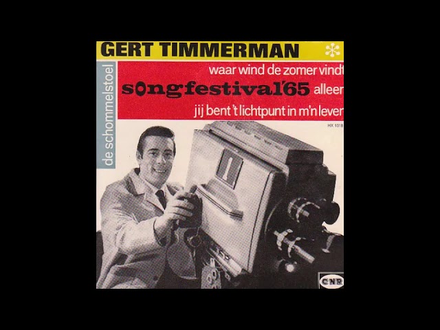 Nationaal Songfestival 1965: Gert Timmerman - "Jij bent 't lichtpunt in ...