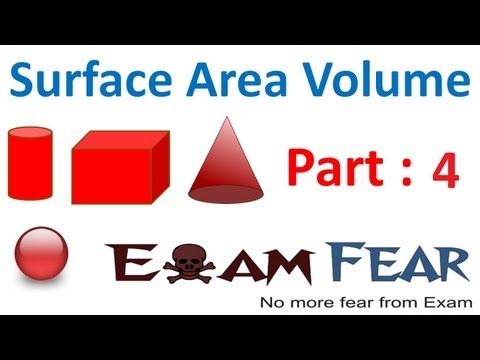 Examples: Surface Area- 2 Video Lecture - Class 10