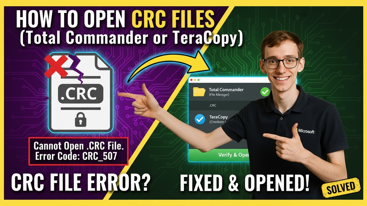 How to Open CRC Files (Total Commander or TeraCopy)