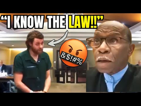 MAN THINKS HE CAN TALK HIS WAY OUT OF TROUBLE WITH JUDGE
