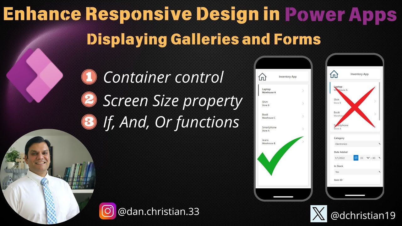 Optimize Power Apps UI: Effective Galleries & Forms Display