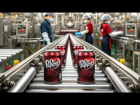 How Dr. Pepper Is Made in a Factory | Dr. Pepper Production Process