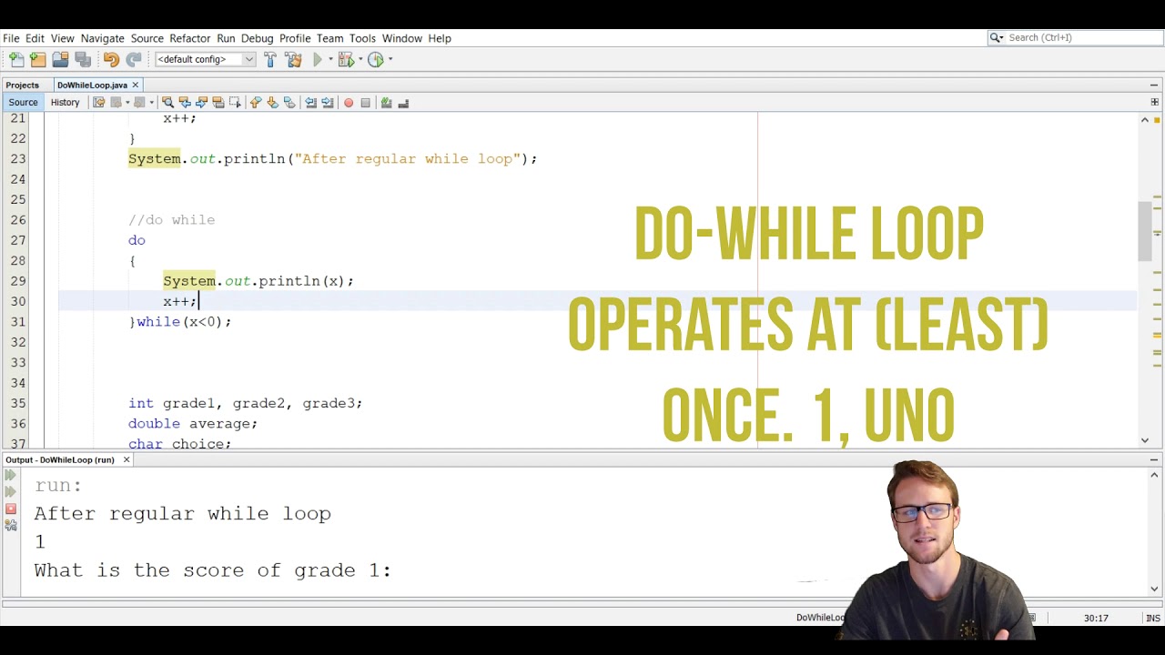 How to code the do-while loop in Java 2019 - Beginner