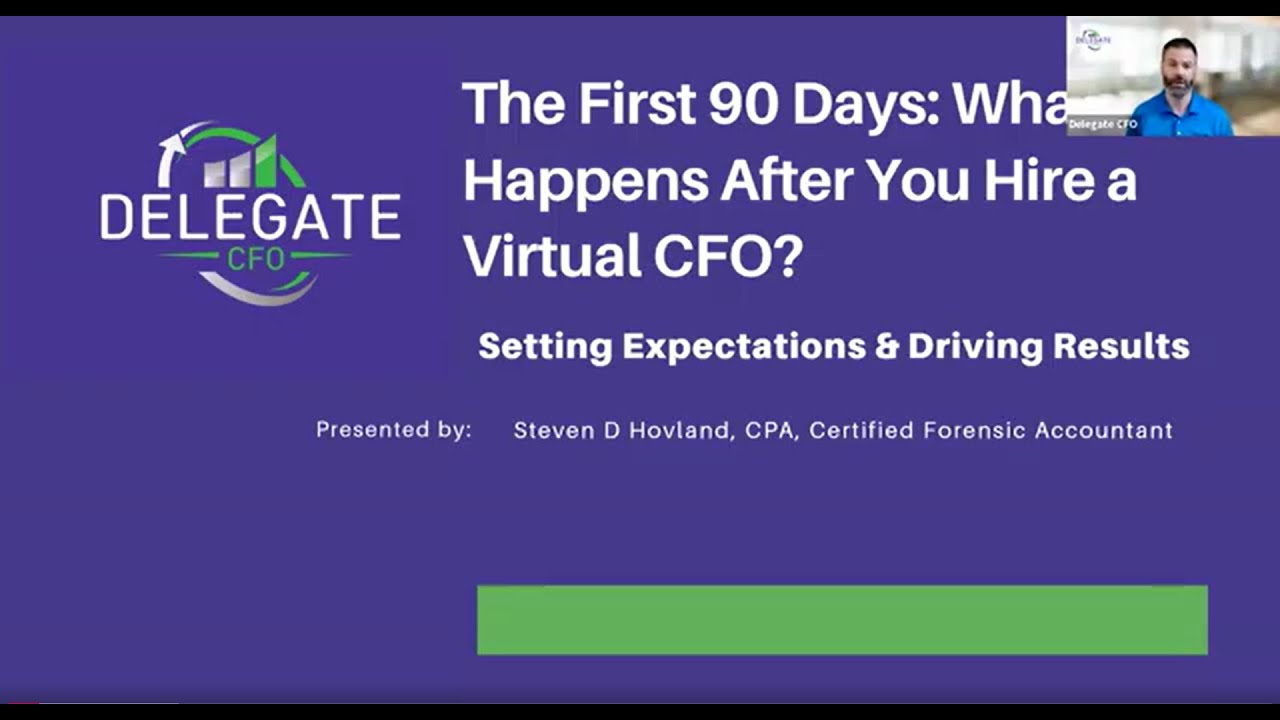 Virtual CFO Onboarding: Your First 90 Days Explained. What happens after you hire a virtual CFO?