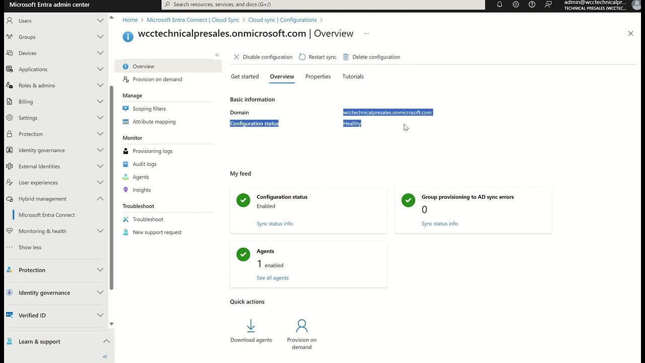 Group writeback with Microsoft Entra Cloud Sync (Preview)
