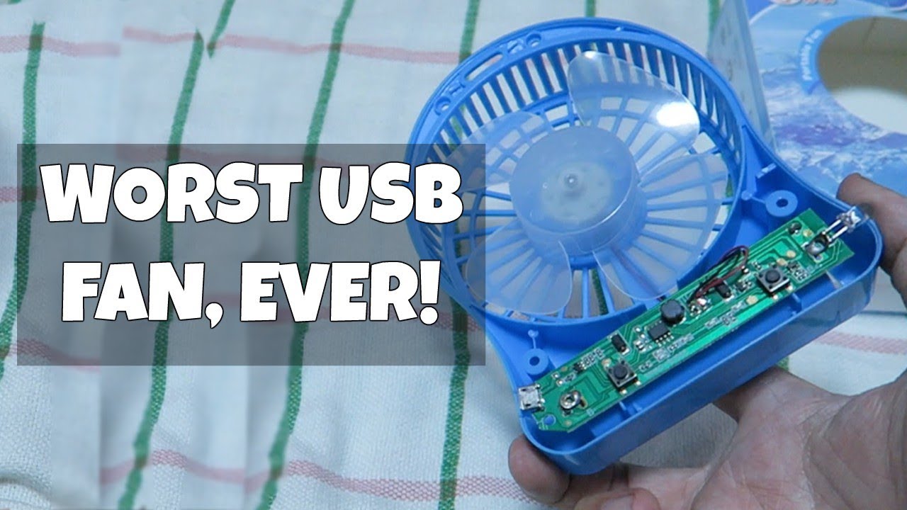 Worst rechargeable USB Fan I've ever seen