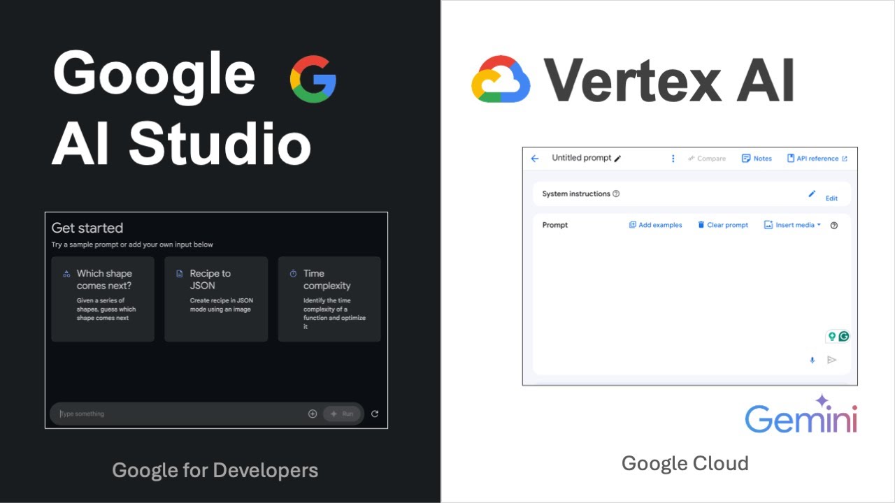 Google AI Studio vs Vertex AI vs Gemini... Making sense of the madness