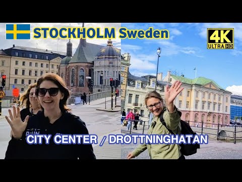 [4K] Drottninggatan Stockholm 🇸🇪 Sweden | Wonderful City Center | What To Do In Sweden | WALK TOUR