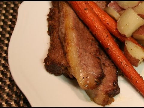 Slow Cooked Oven Roasted Beef Brisket Recipe with Marinade