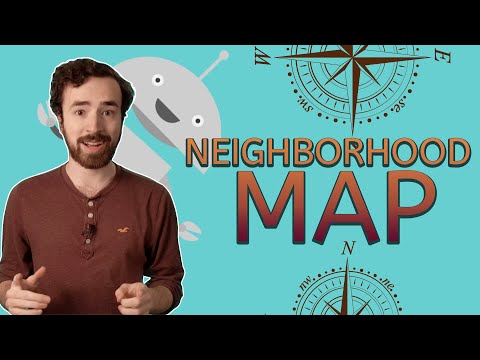 How to Read a Map of Your Neighborhood Using a Compass! - Social Studies for Kids!
