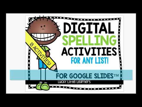 No Prep Spelling and Word Work Activities