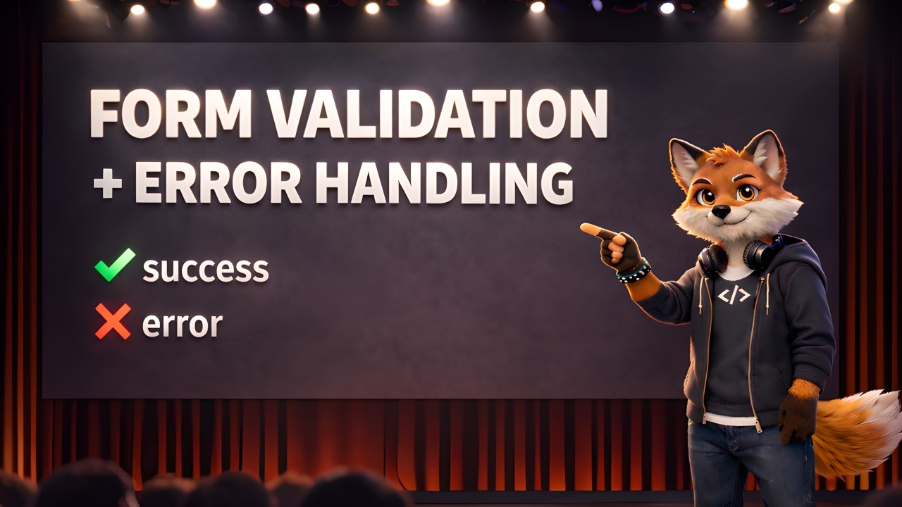 PHP Form Validation & Error Handling (Complete Tutorial)