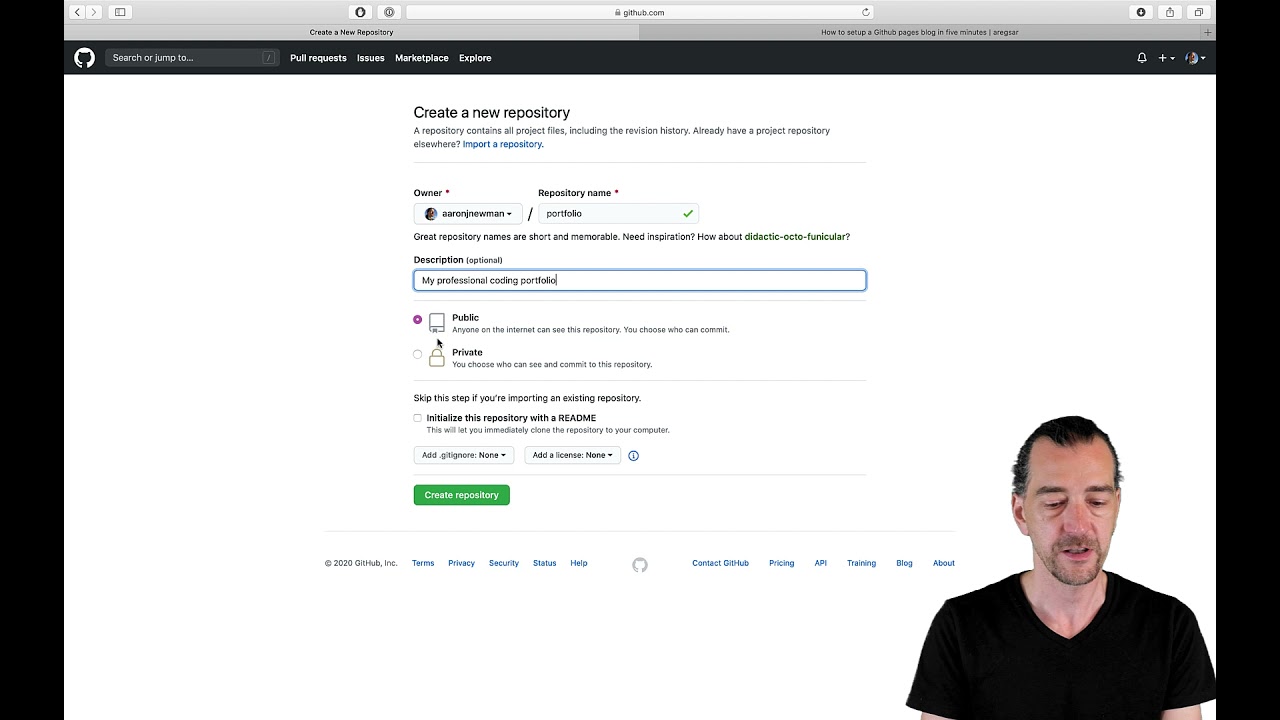 Portfolio pt. 2 - Create a coding portfolio using GitHub Pages