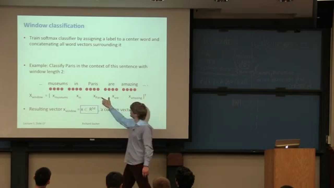 CS224D Lecture 4 - Lectures from 2015
