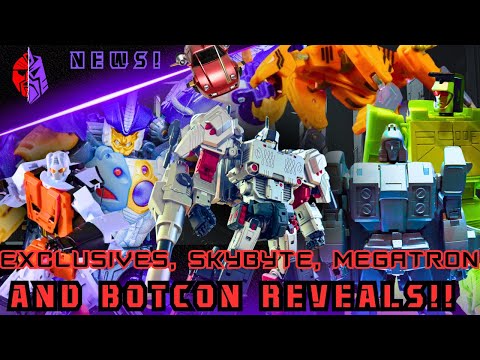 BOTCON News! Megatron! Devastator! Skybyte!