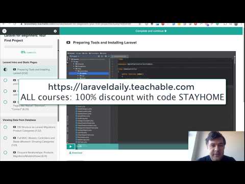 My New Free Course: "Laravel for Beginners: Your First Project"