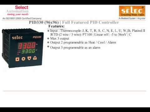PID  TEMPERATURE CONTROLLER PROGRAMMABLE PID 330 SELEC