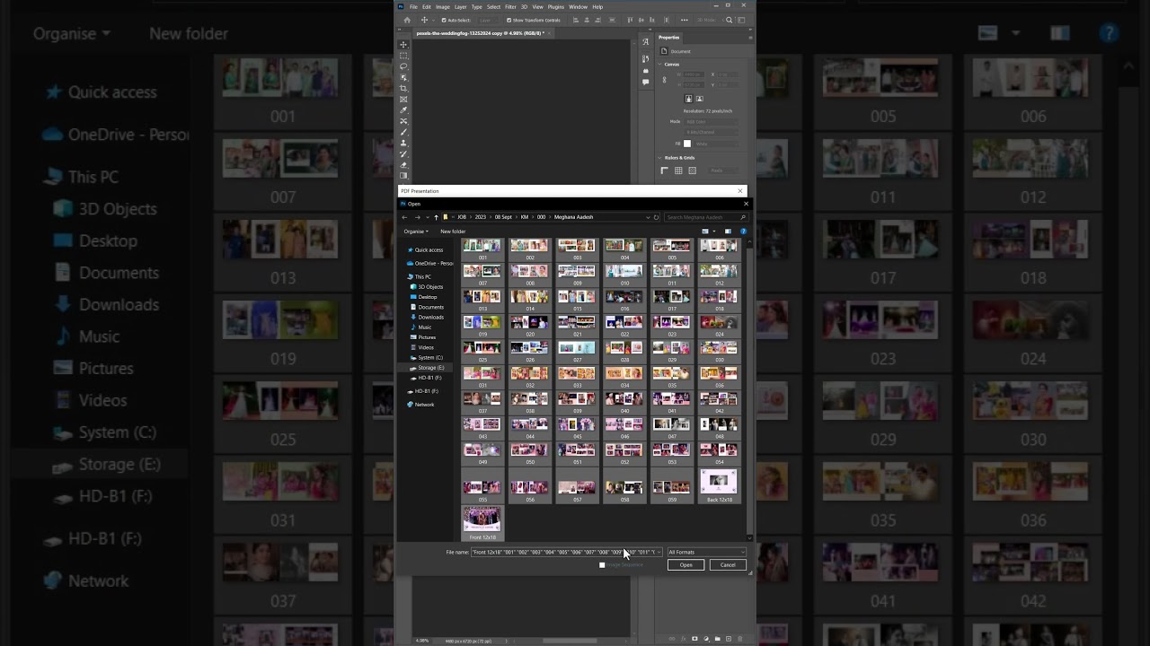 How To Make Pdf In Photoshop | Anjit Albums  #anjitalbums #weddingalbumdesigner #photoshop