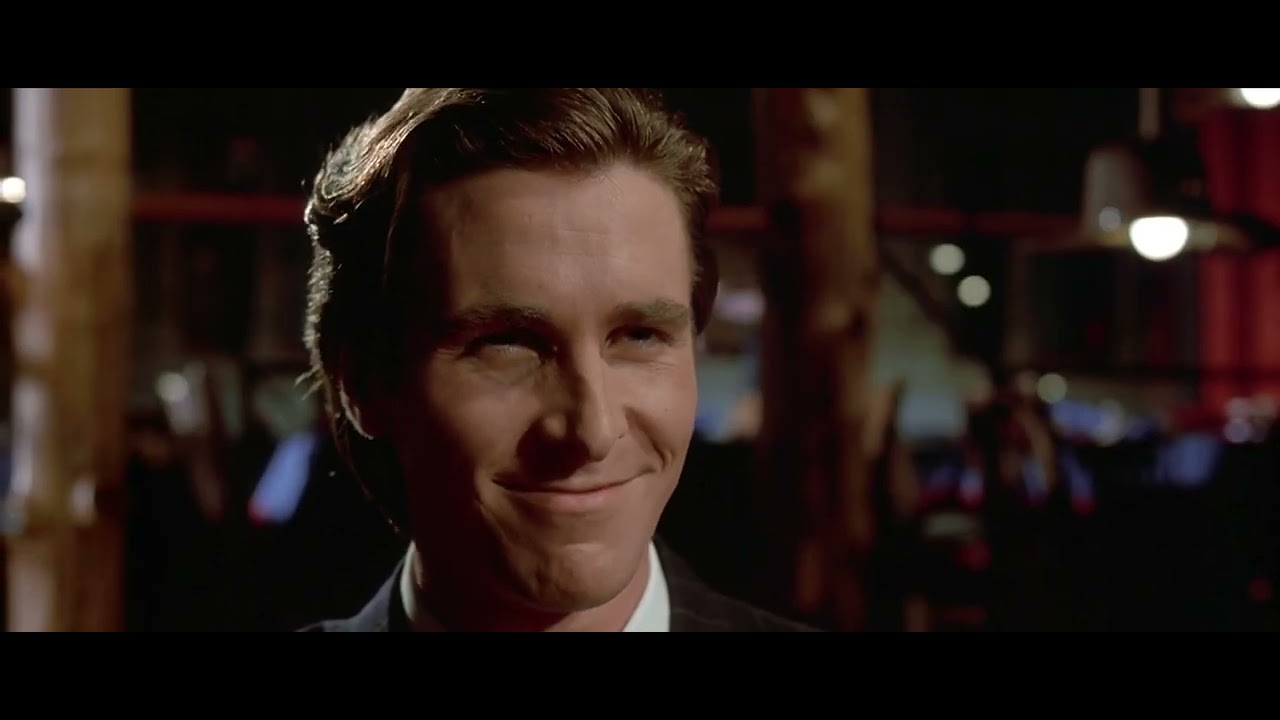 Patrick Bateman Original Sigma Smile Scene | American Psycho [1080p]