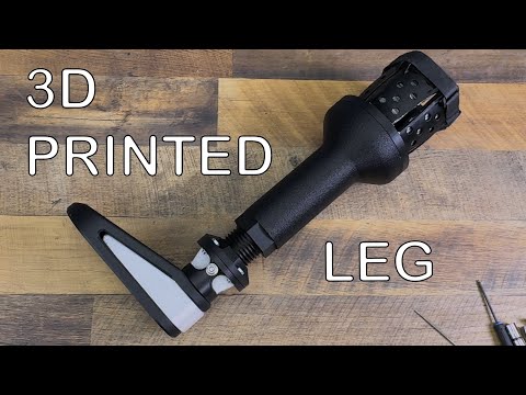 3D Printed Prosthetic Leg by Incept_3D - Thingiverse