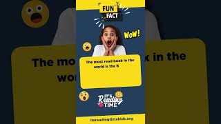 Fun Facts About Reading #35 | Reading Books For Kids - book-news.org