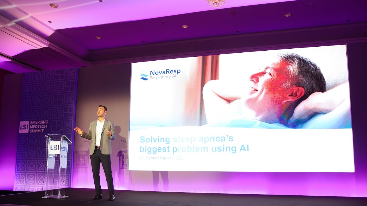 Hamed Hanafi Presents NovaResp Technologies at LSI Europe '23 - Life Science Intelligence