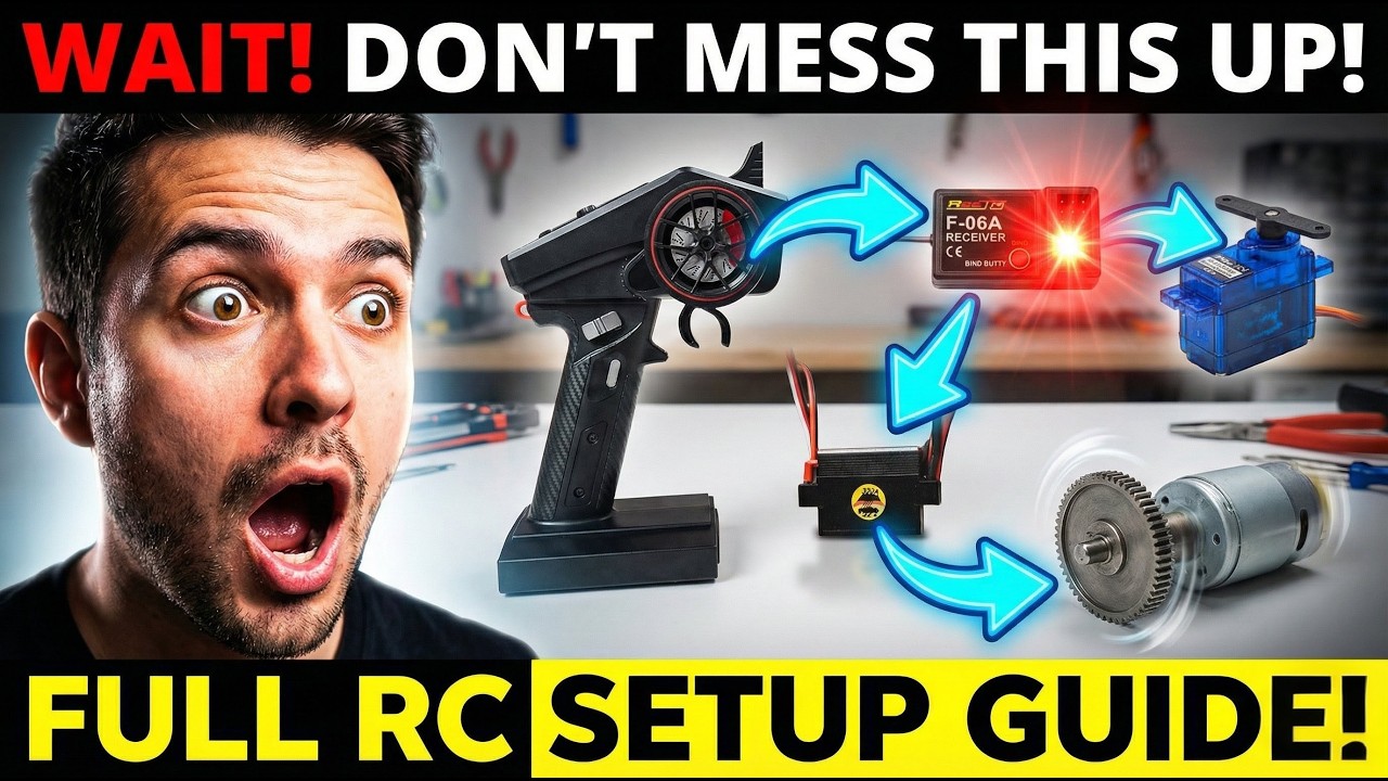 I Tested the CT-6A + F-06A RC Setup—Binding, Wiring & Full Demo! You Won’t Believe How Easy!