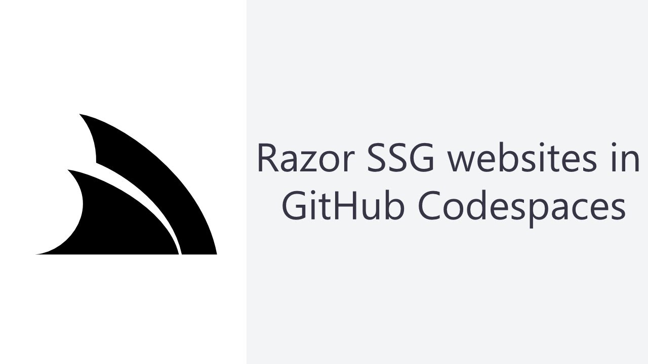 Using C# Razor SSG to Create Static Websites & Blogs in GitHub Codespaces