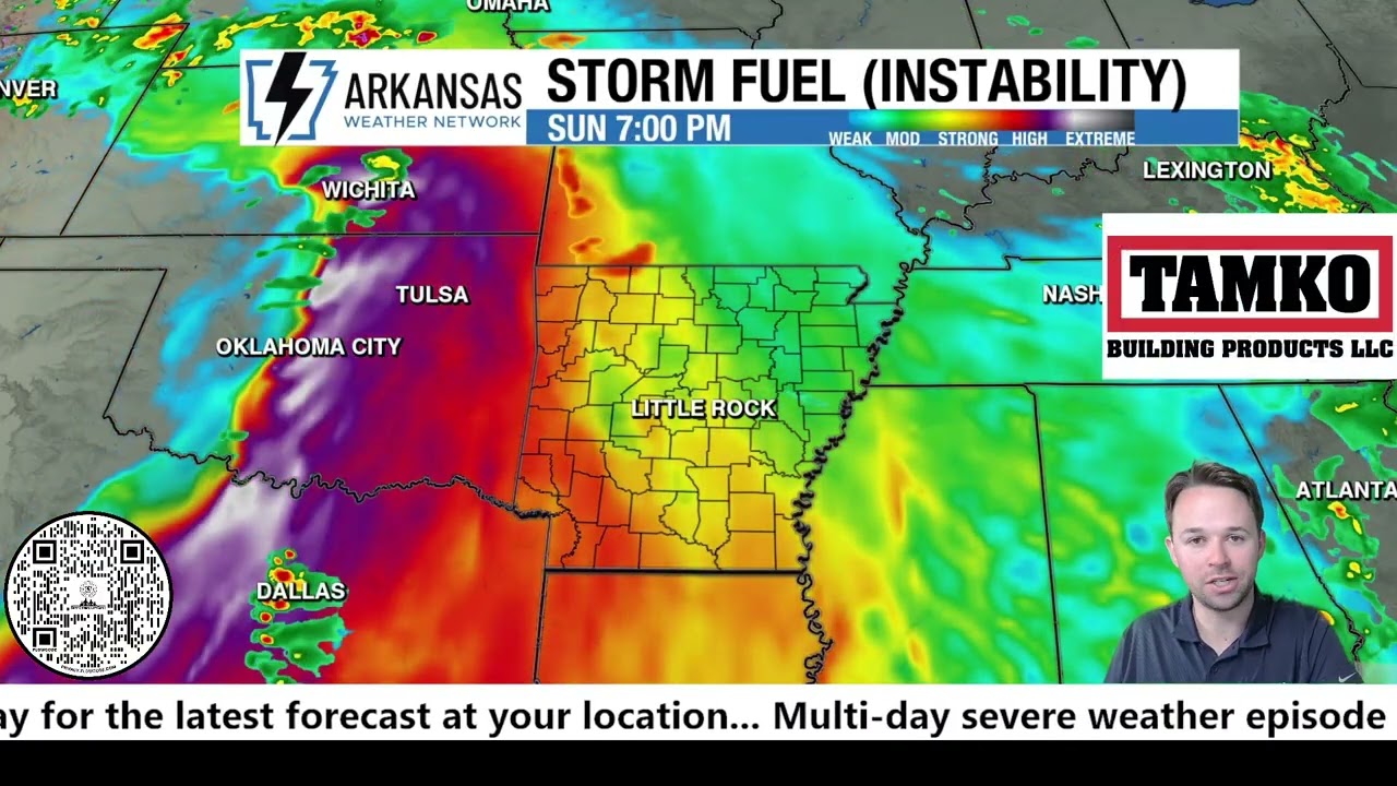 Arkansas' busiest week of 2026 is on deck... Severe weather/heavy rain potential is increasing!