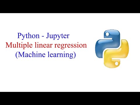Python Jupyter machine learning (multiple linear regression)