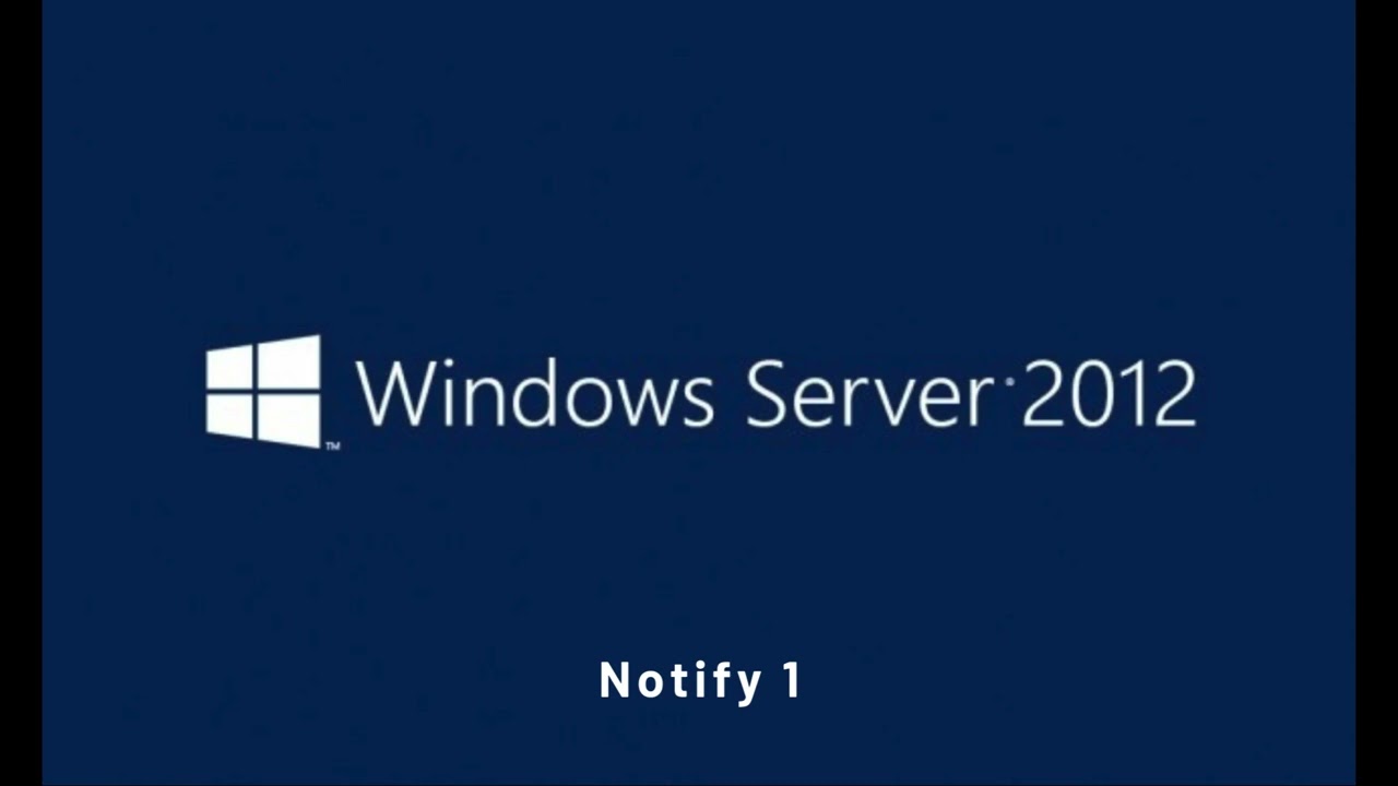 Windows Server 2012 Sounds