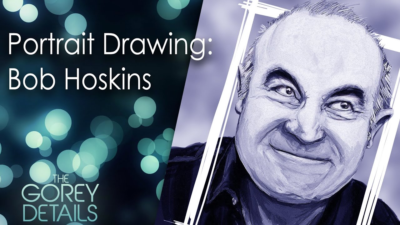 Portrait Drawing: Bob Hoskins