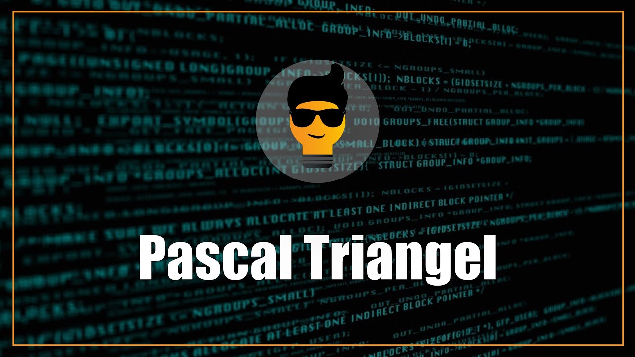 How to solve pascal triangle | javascript solution