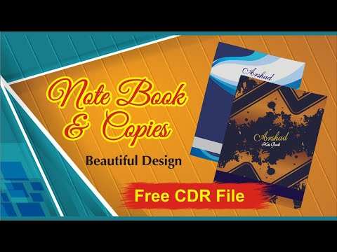 Note Book & Copy Design | Free CDR File | Free Vector File