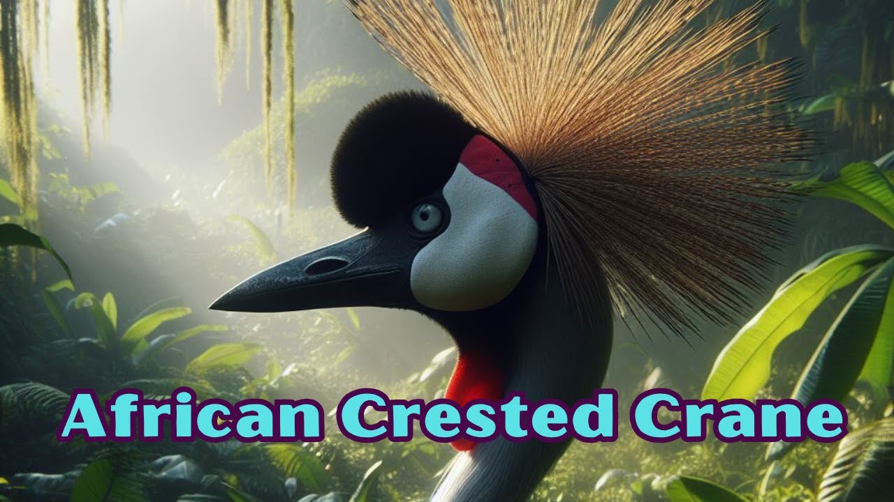 Meet the Crested Crane: A Feathered Crown in the African Sky #crestedcrane