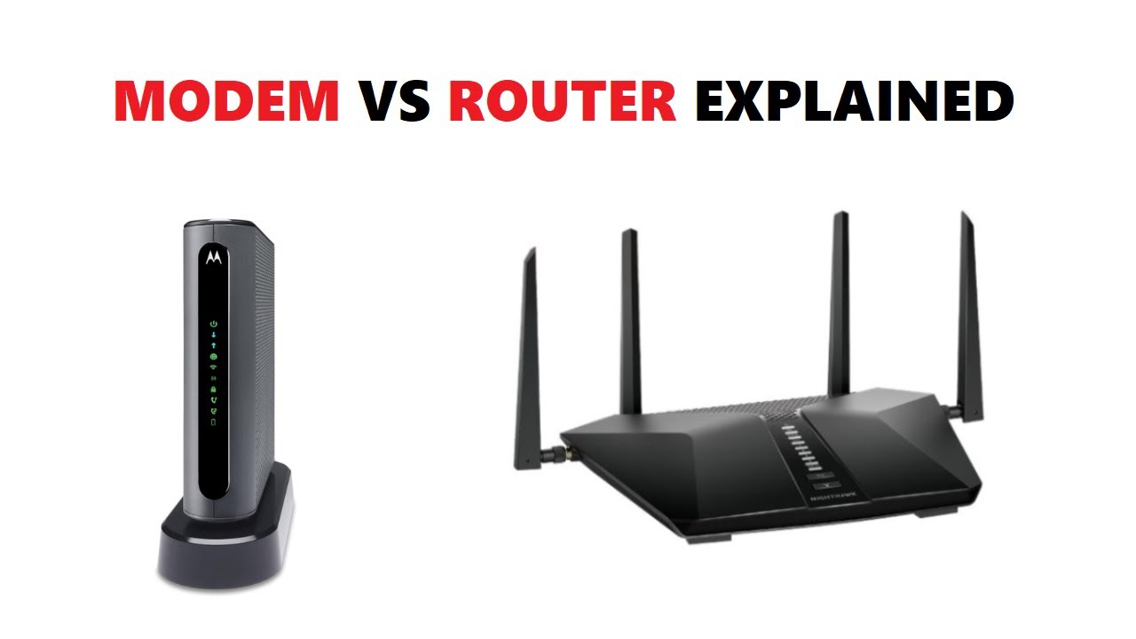 Modem vs. Router - What's the Difference?