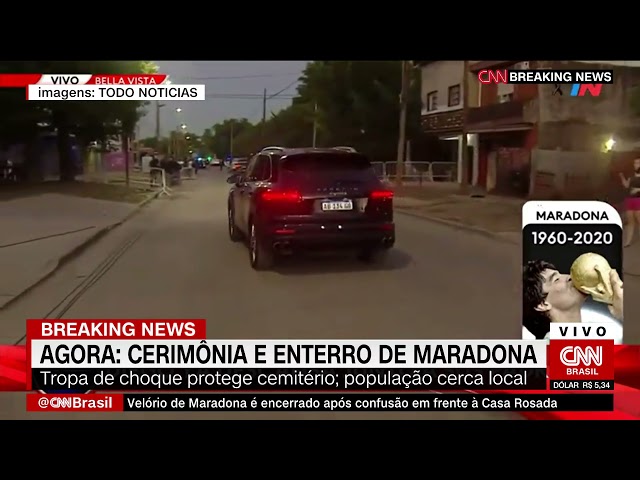 Corpo de Diego Maradona é enterrado na Argentina | CNN Brasil