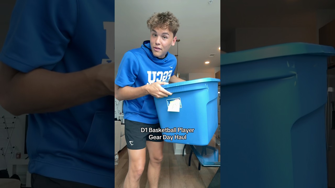 D1 Basketball Player Gear Day Haul