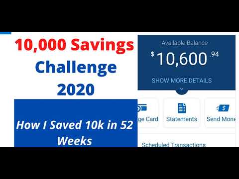 10k 52-Week Money Saving Challenge 2020: How I Saved 10k Easy