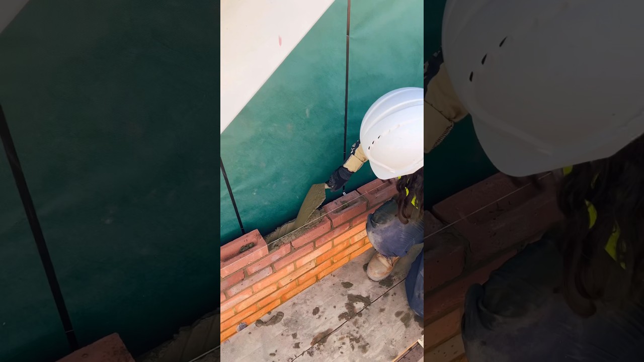 The new bricklaying 🧱 apprentice: First week #bricklaying #bricklayer #work #apprentice #shorts